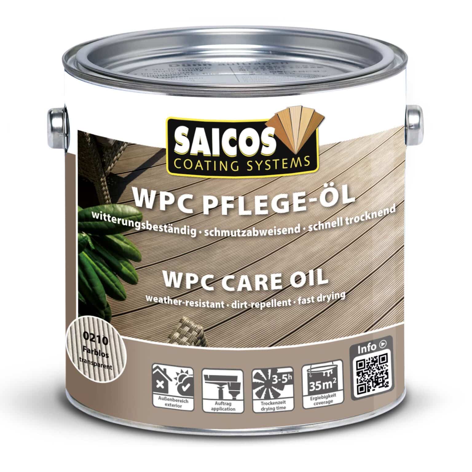 WPC Care Oil : Spezialist für hochwertige Holzanstriche - SAICOS COLOUR ...